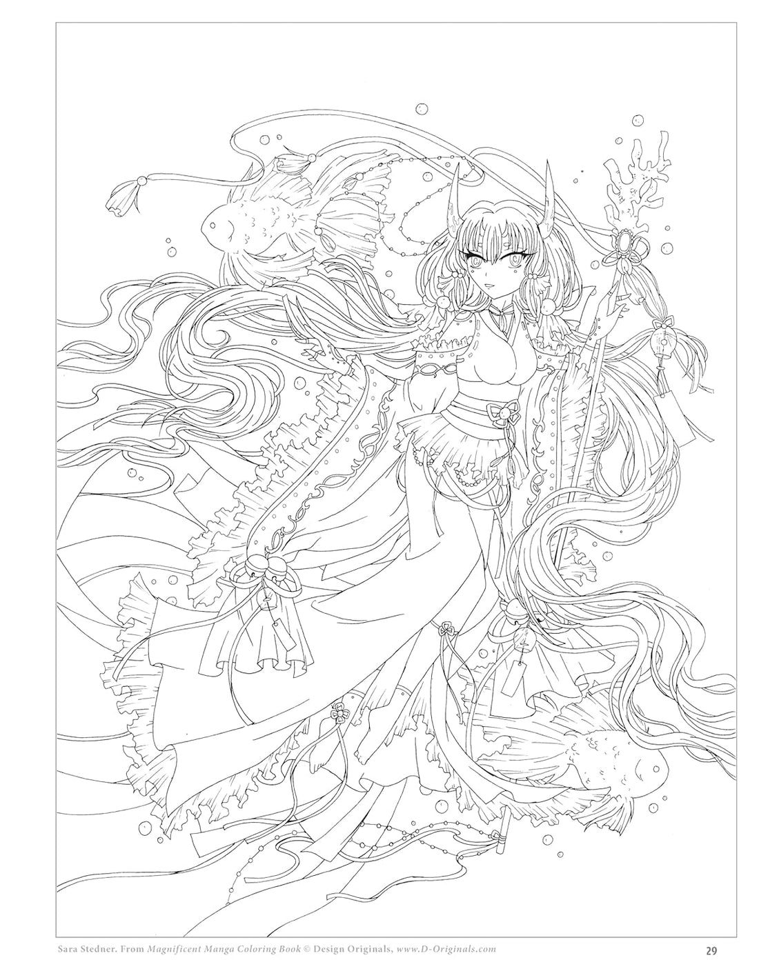 Magnificent Manga Coloring Book | Fox Chapel Publishing Co.