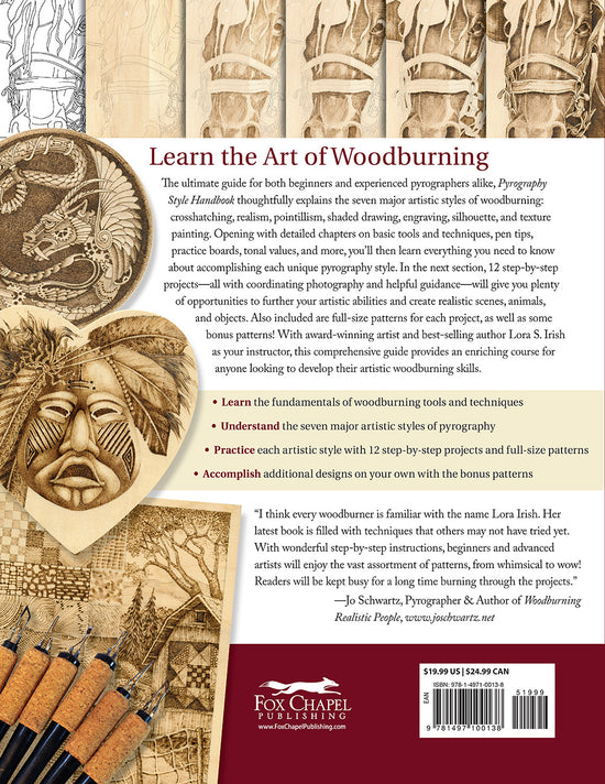 Pyrography Style Handbook – Fox Chapel Publishing Co.