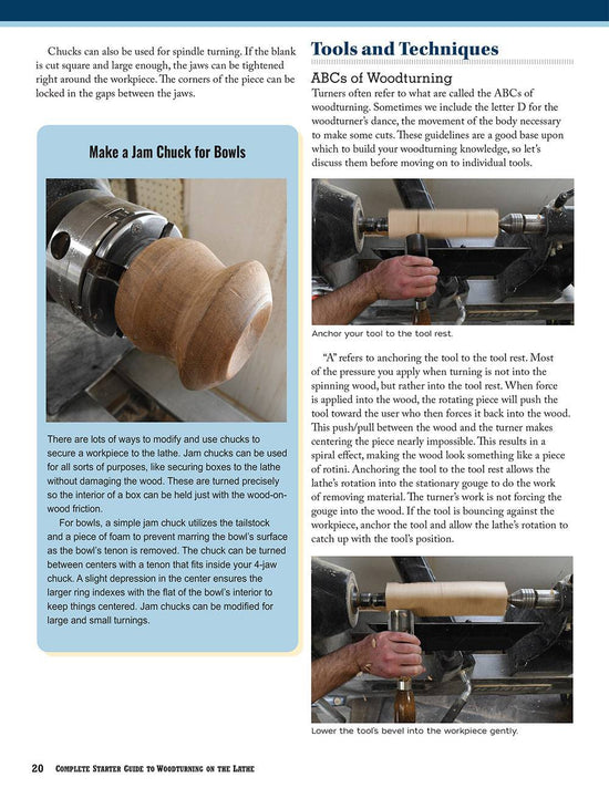 Complete Starter Guide to Woodturning on the Lathe – Fox Chapel ...