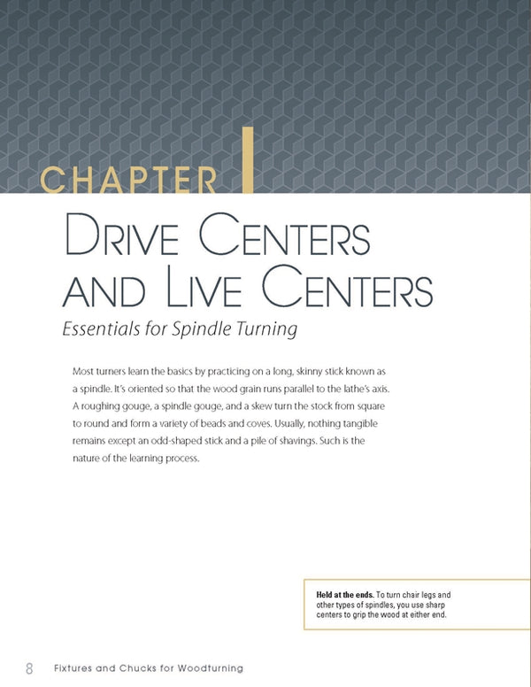 Fixtures and Chucks for Woodturning, Revised and Expanded Edition | Fox Chapel Publishing Co.