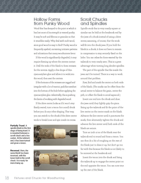 Fixtures and Chucks for Woodturning, Revised and Expanded Edition | Fox Chapel Publishing Co.