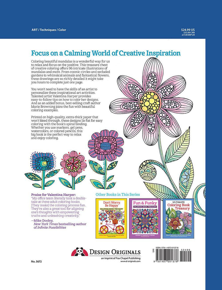 Mandalas and More Coloring Book Treasury | Fox Chapel Publishing Co.