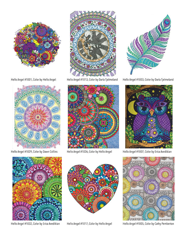 Hello Angel Mindfulness Coloring Collection – Fox Chapel Publishing Co.