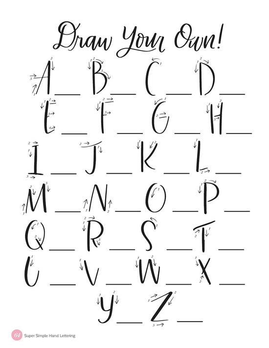Super Simple Hand Lettering | Fox Chapel Publishing Co.