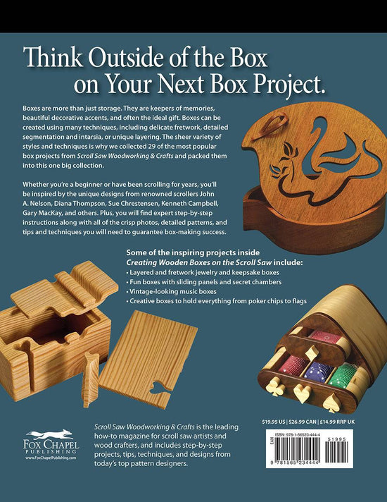 Creating Wooden Boxes on the Scroll Saw – Fox Chapel Publishing Co.