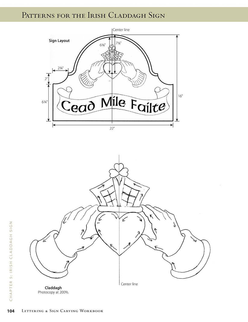 Lettering & Sign Carving Workbook – Fox Chapel Publishing Co.