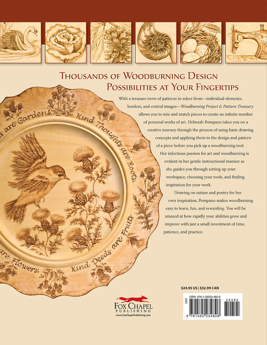 Woodburning Project & Pattern Treasury | Fox Chapel Publishing Co.