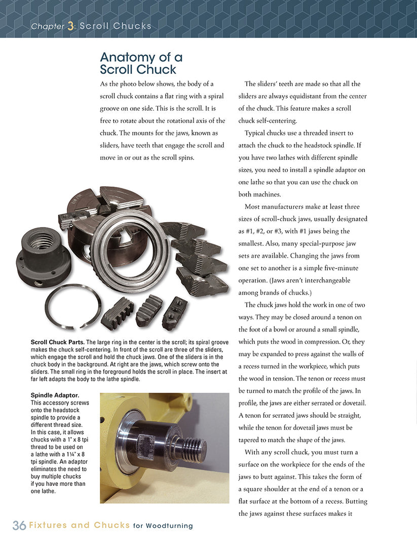 Fixtures and Chucks for Woodturning – Fox Chapel Publishing Co.