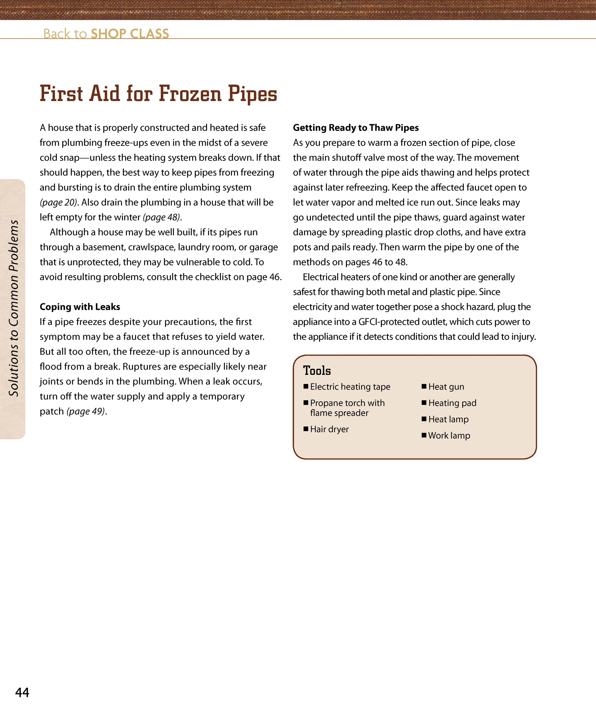 Plumbing | Fox Chapel Publishing Co.