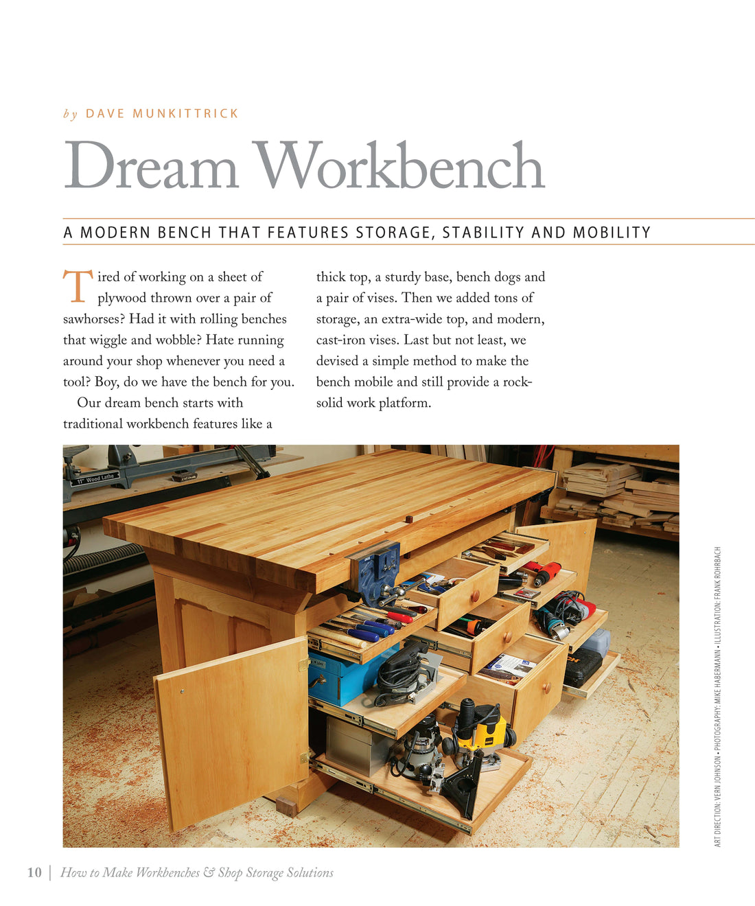 How to Make Workbenches & Shop Storage Solutions – Fox Chapel ...