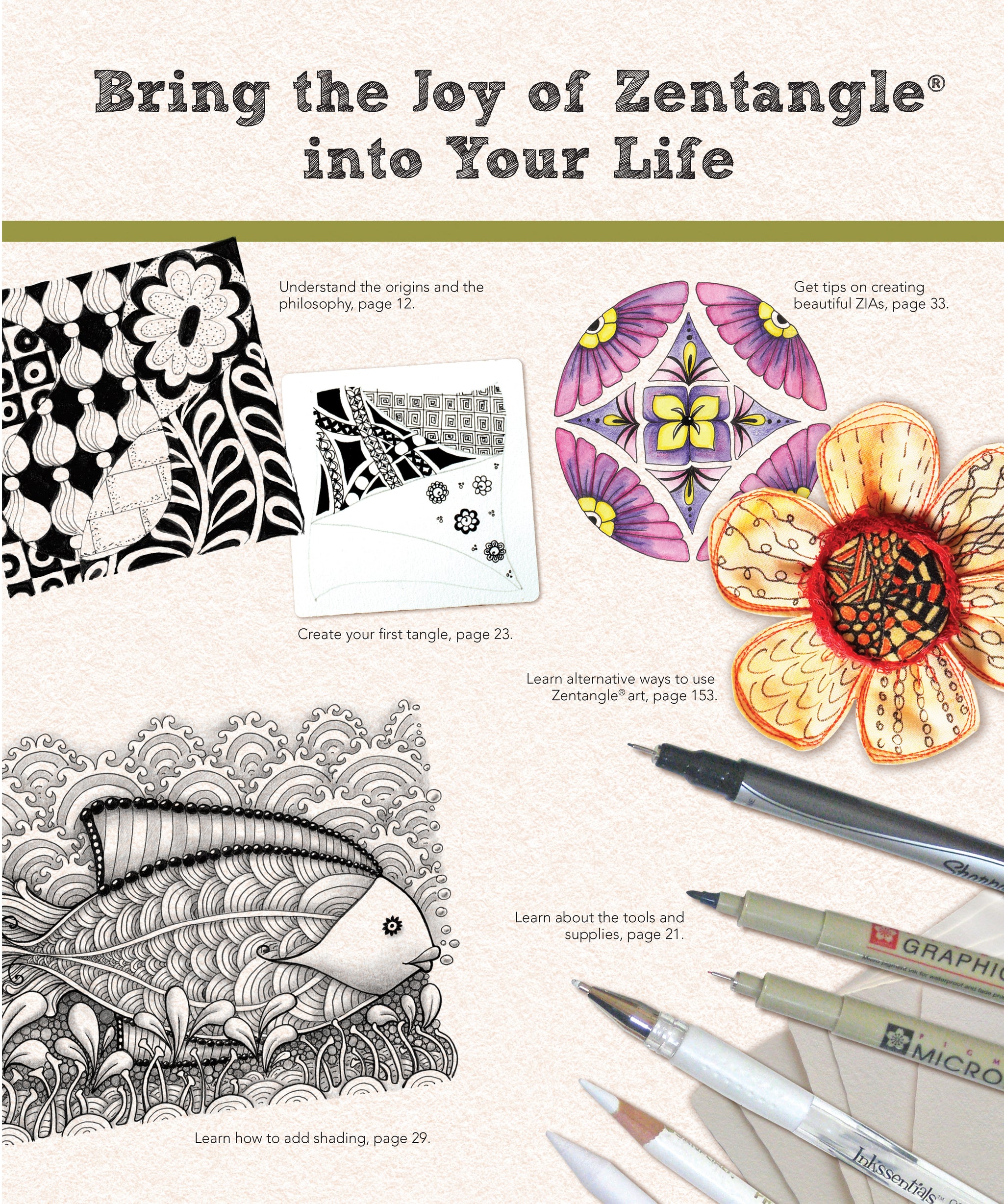 Joy of Zentangle | Fox Chapel Publishing Co.