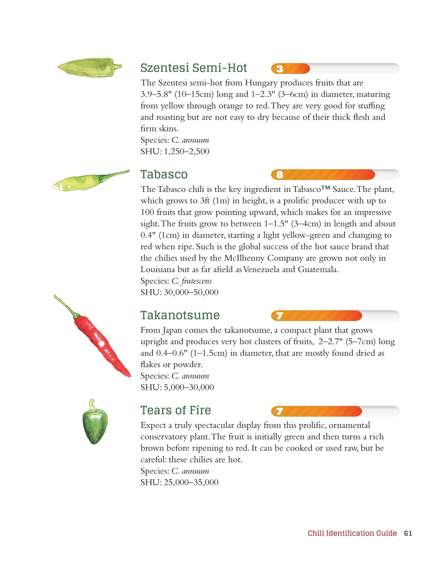 The Hot Book of Chilies, 3rd Edition