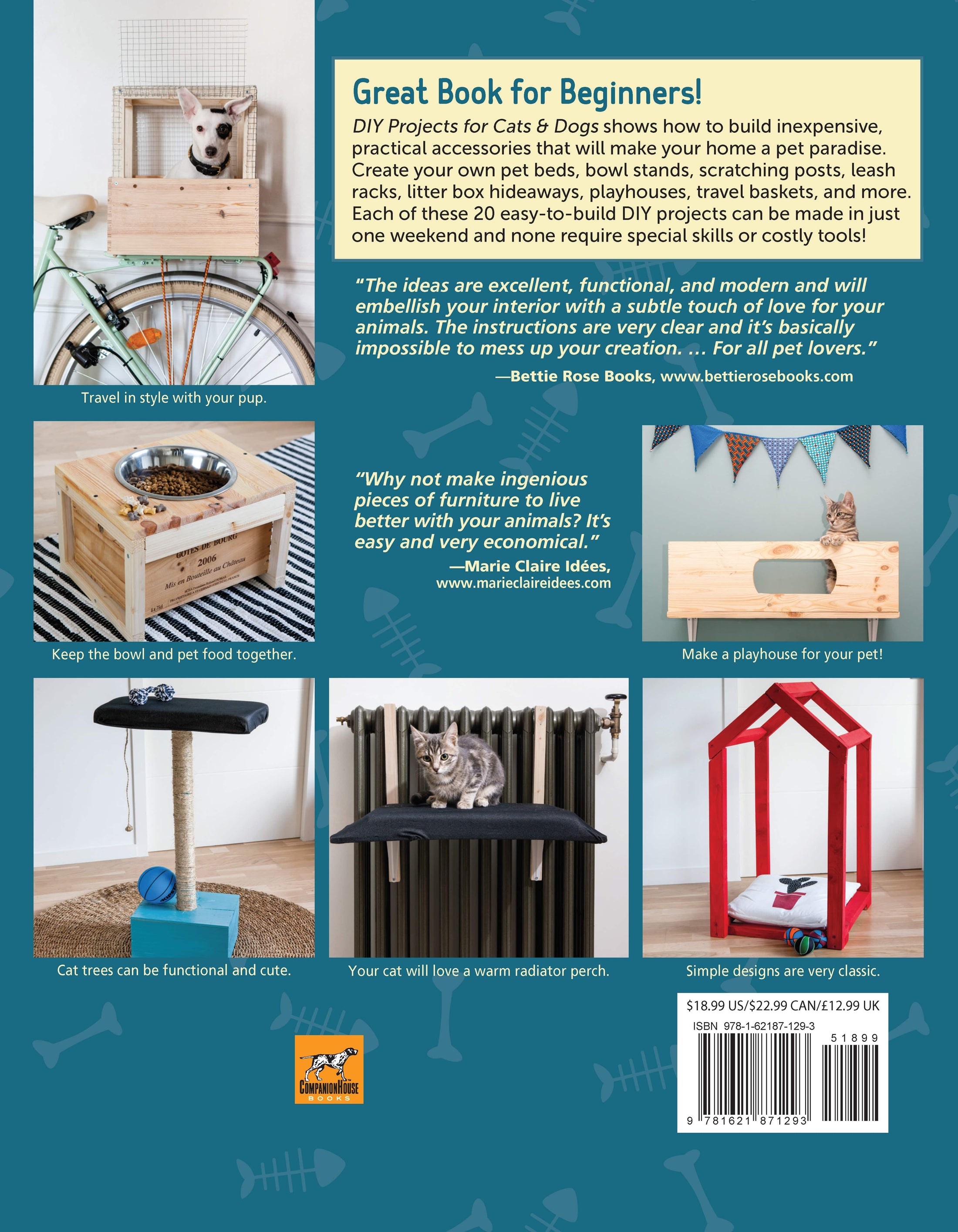 DIY Projects for Cats and Dogs – Fox Chapel Publishing Co.