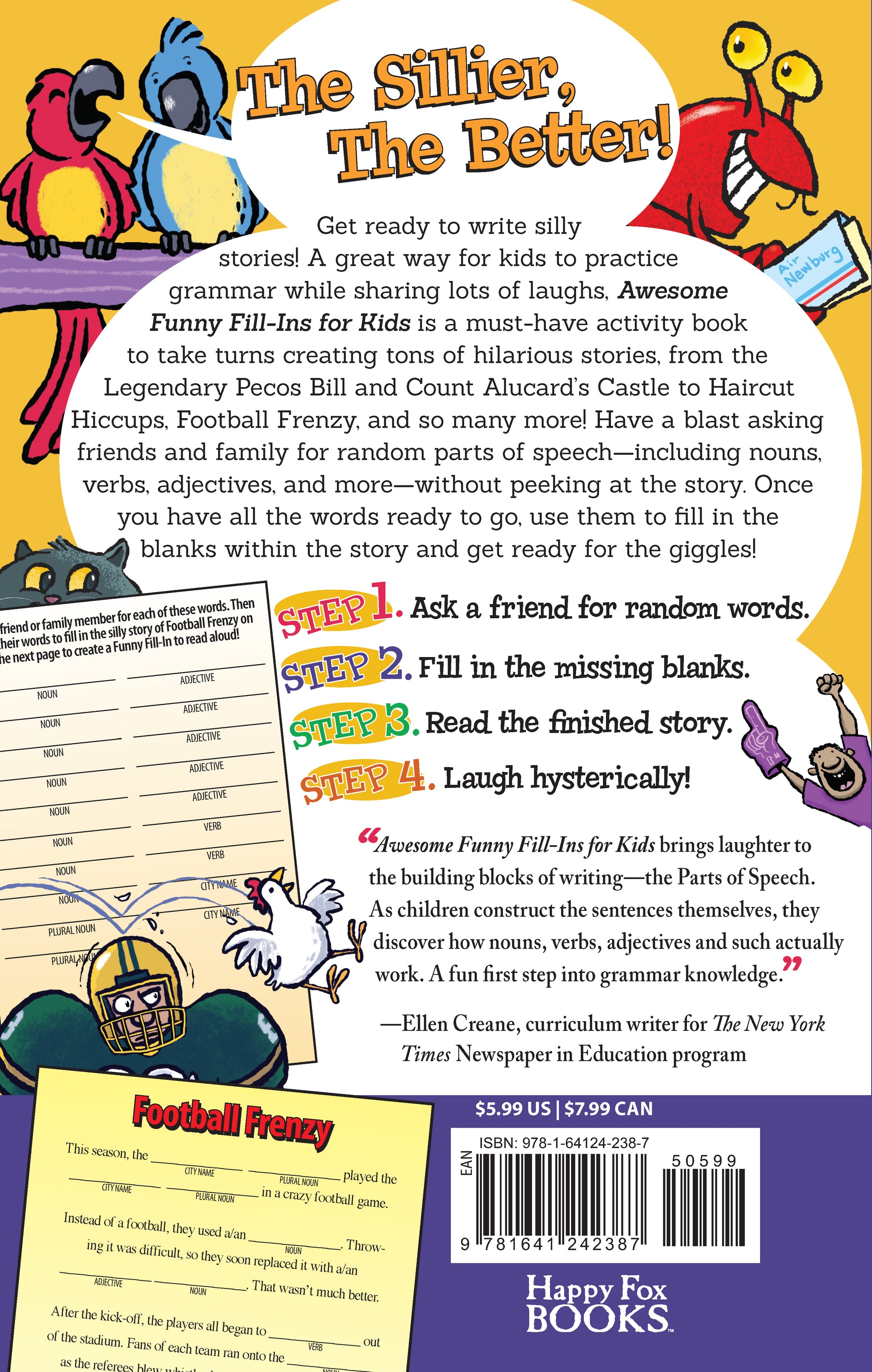 Awesome Funny Fill-Ins for Kids | Fox Chapel Publishing Co.