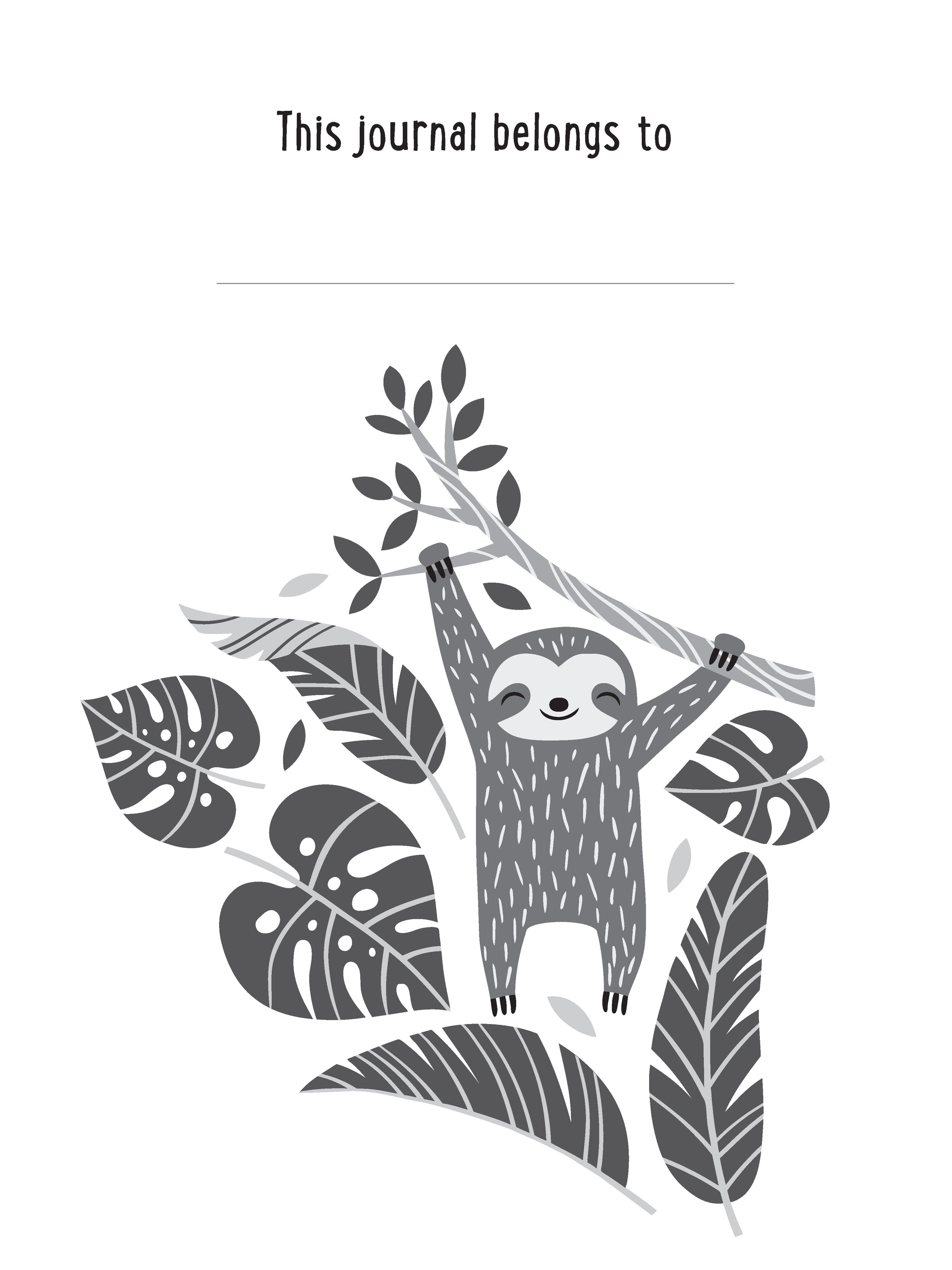 Sloth Journal | Fox Chapel Publishing Co.
