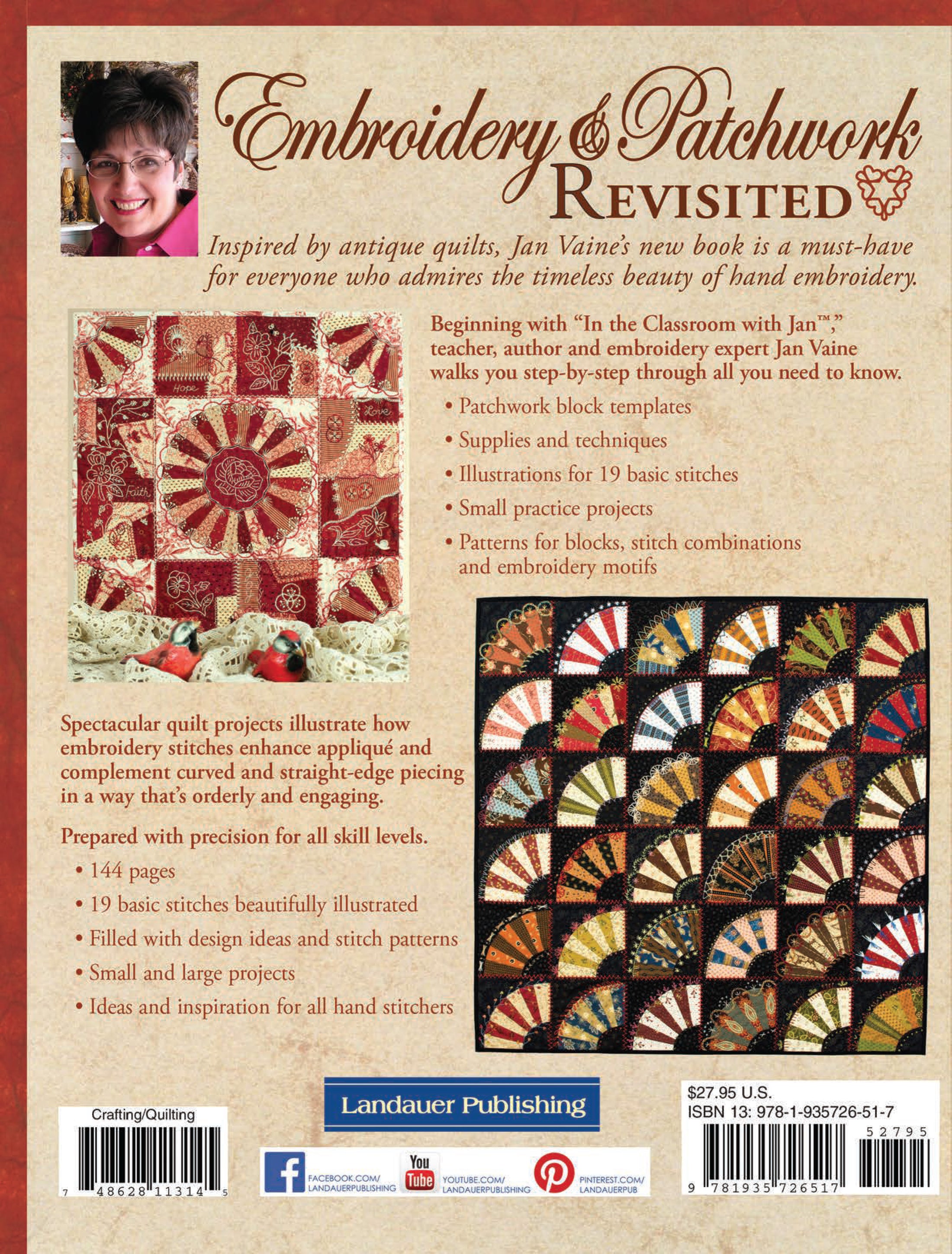 Embroidery & Patchwork Revisited | Fox Chapel Publishing Co.