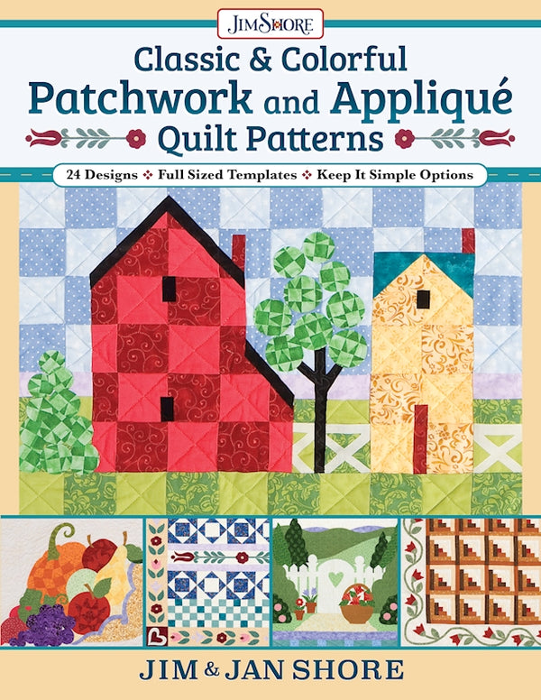 Classic & Colorful Patchwork and Appliqué Quilt Patterns | Fox Chapel ...